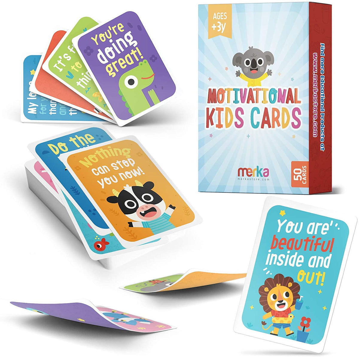 Educational Flashcards - Motivational Set – merka
